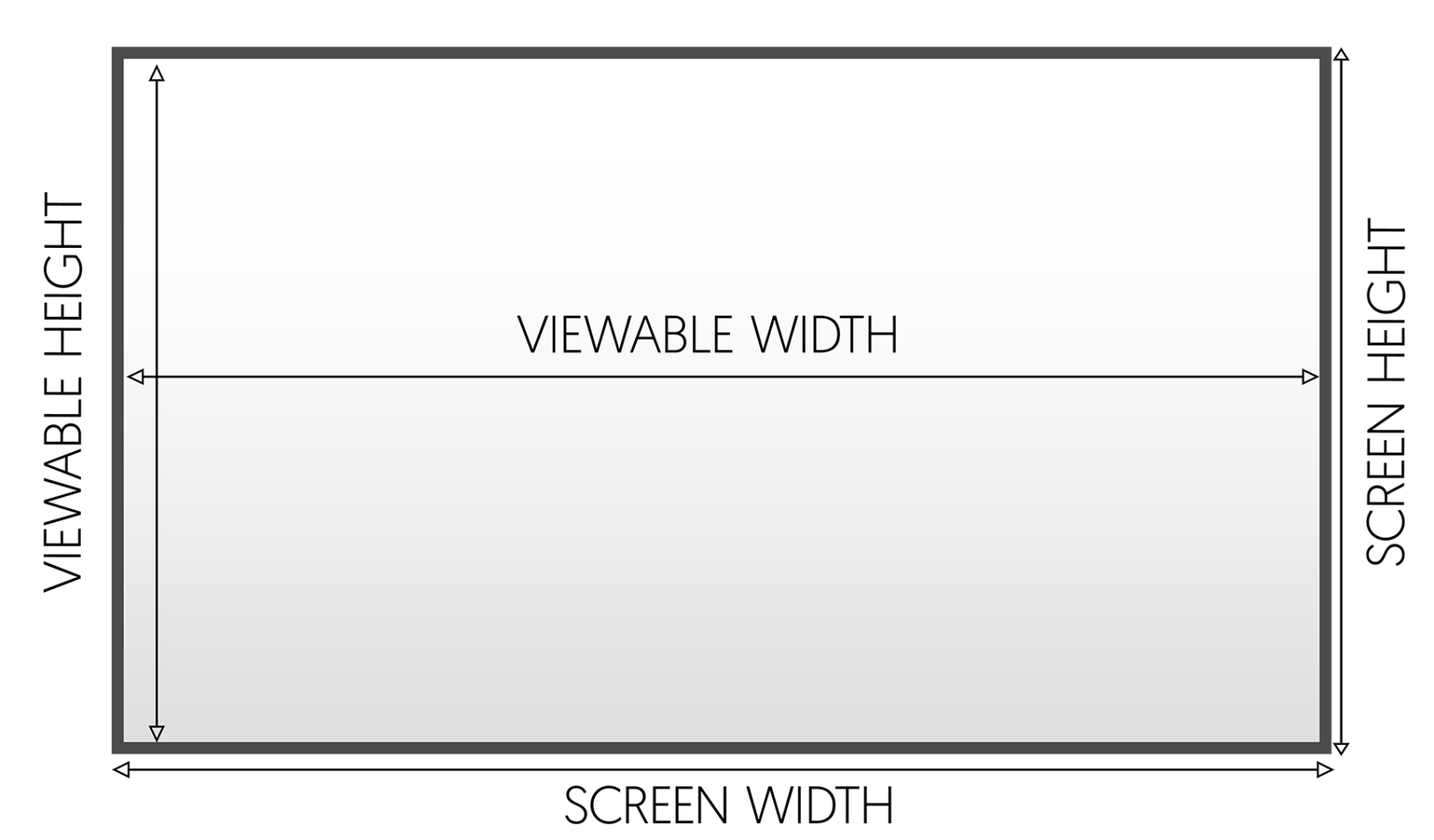 Spectral 120 ALR Fixed Frame Projector Screen